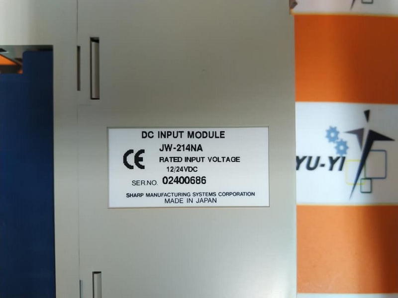 SHARP JW-214NA DC INPUT MODULE - 裕益科技自動化設備可程式編碼器PLC分散式控制系統DCS